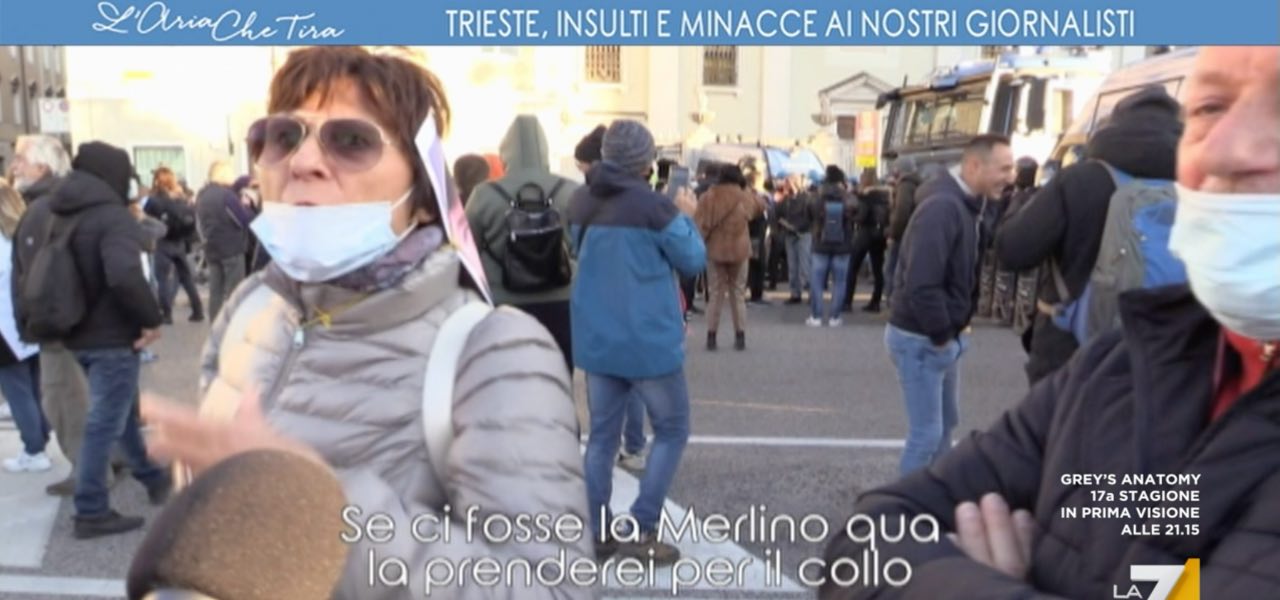 Myrta Merlino minacciata da no vax/ E su Freccero Myrta Merlino minacciata da no vax/ E su Freccero