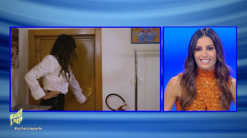 Elisabetta Gregoraci a Scherzi a parte/ Video, una comparsa irritante “Tu sei pazza!”